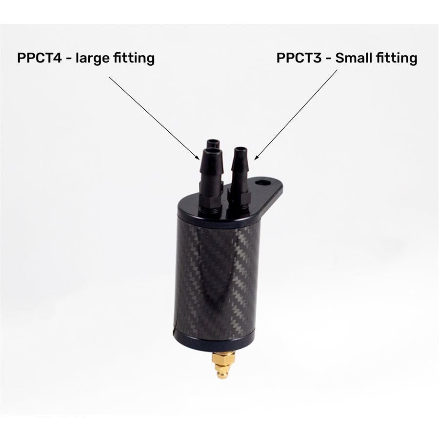 3 Fitting Carbon Fiber Catch Tank