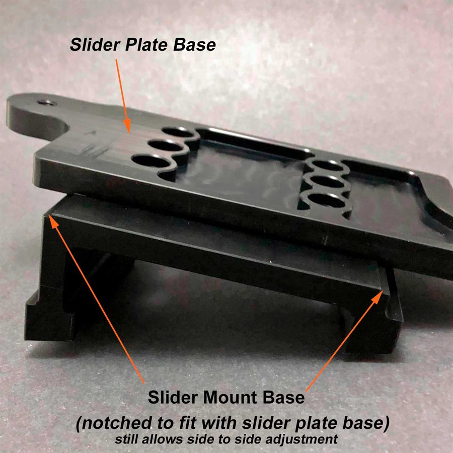 International Rail Motor Mount with Slider Plate