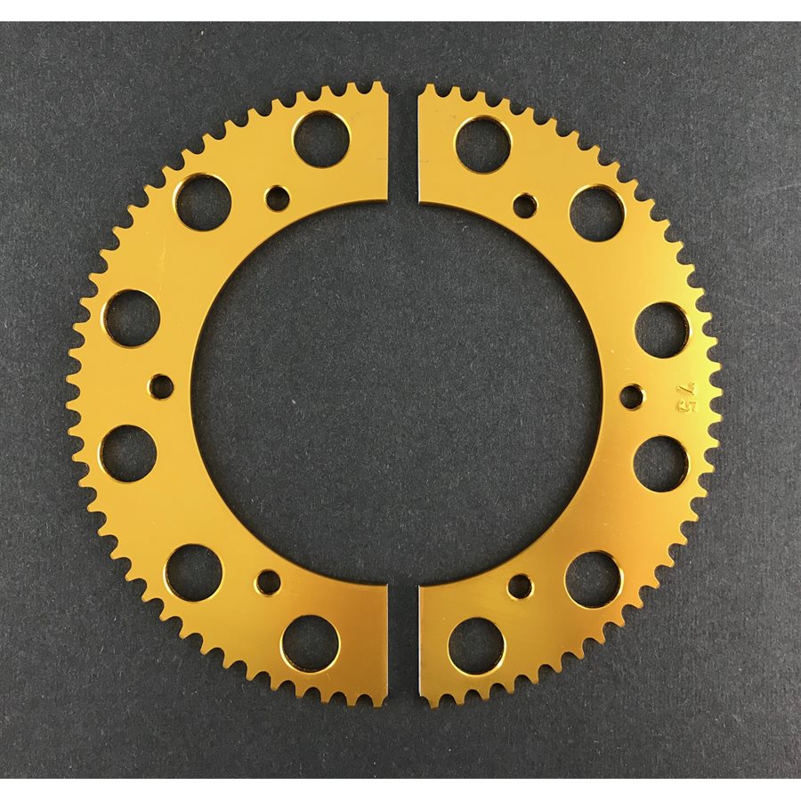 Pit Parts 65T split sprocket (#219 chain)
